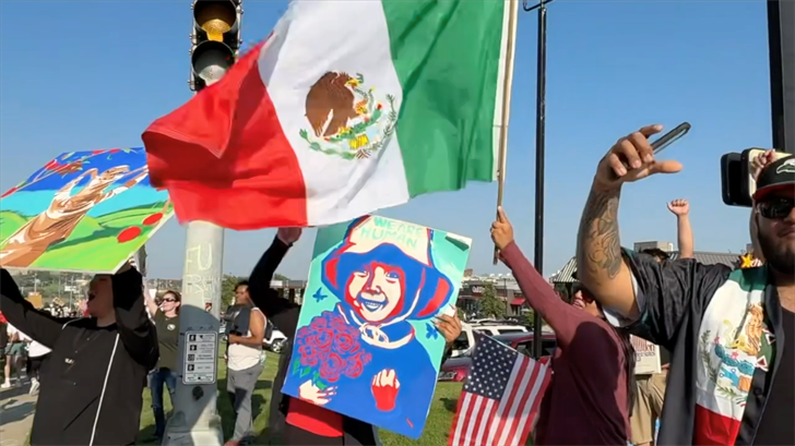 Large crowds gather in Omaha to protest ICE - METRO - NEWS CHANNEL NEBRASKA