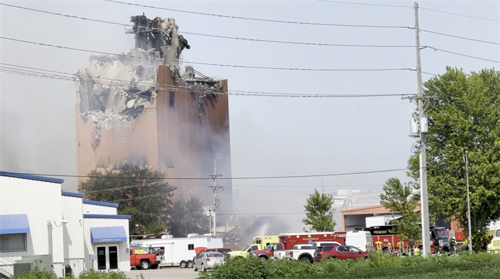 Three missing as fire persists at site of massive Fremont explosion ...